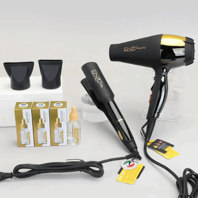 Enzo set fen i presa za stilizovanje kose model E-3960 - Byotea
